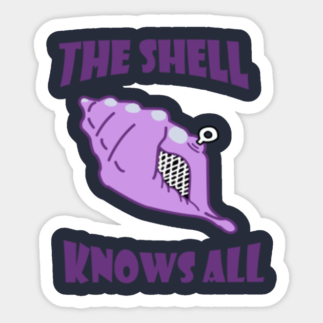 Spongebob Squarepants Magic Conch Shell Spongebob Sticker Teepublic
